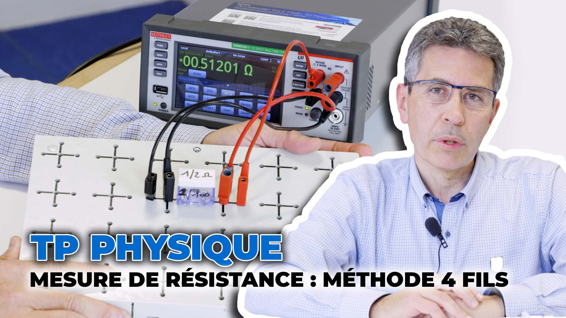 INSA POD - FIMI Formation Initiale aux Métiers d'Ingénieur - Mesure De Résistance : Méthode À 4 ...
